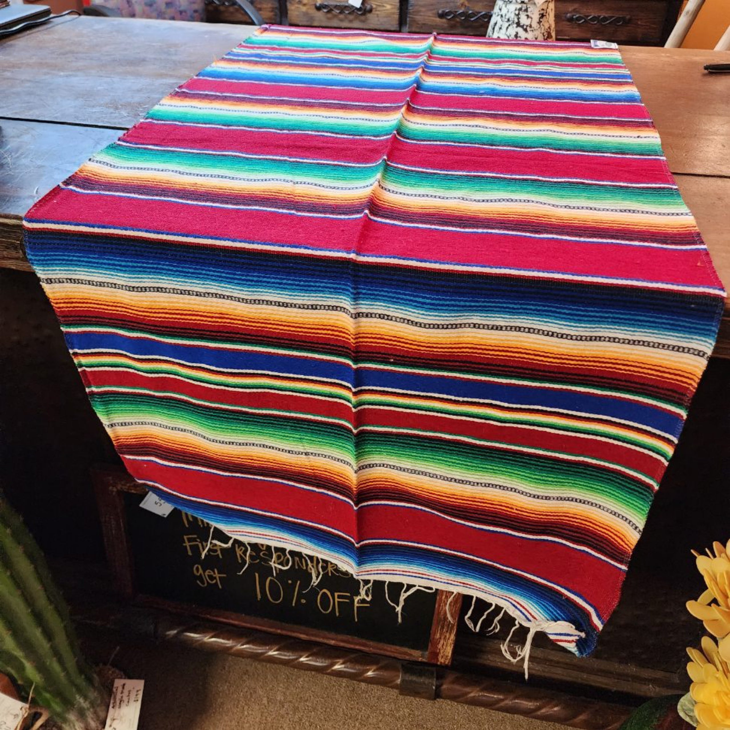 Double Serape Neon Runner | Agave Ranch